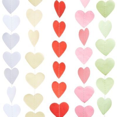 Mini Paper Heart Banner | Jabbervine