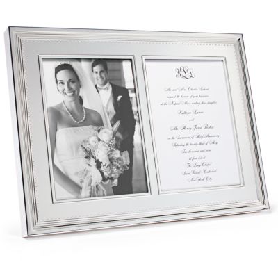 Vera Wang Grosgrain 5×7 Double Invitation Frame | Blogfish