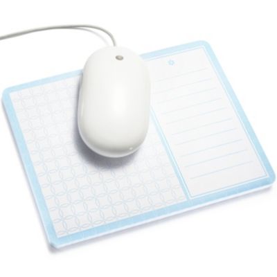 The Knot Note Paper Mouse Pad – Blue Dot | Triloo